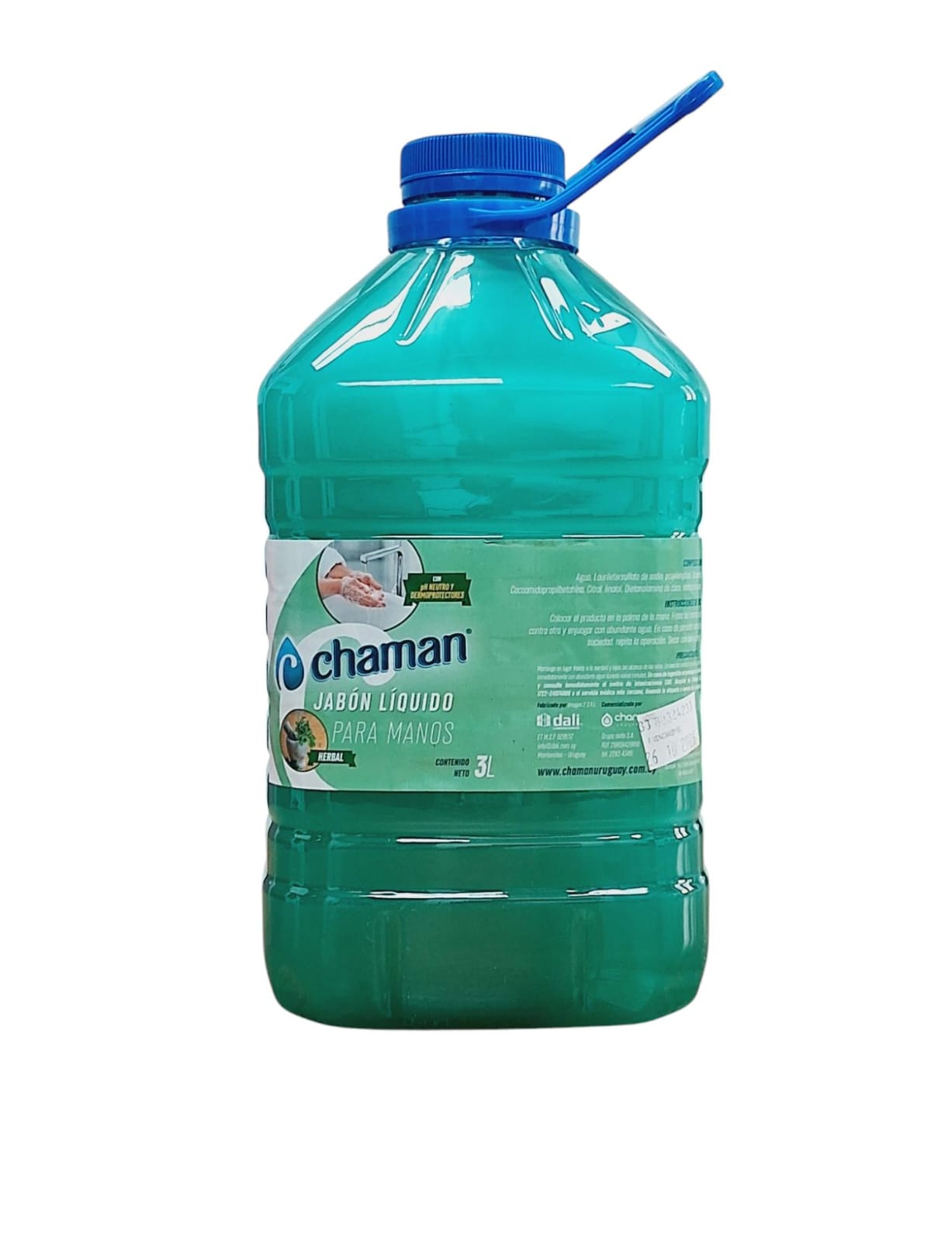 Jabón líquido para manos herbal 3L
